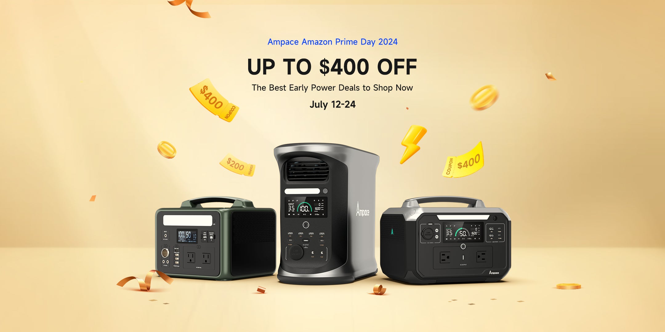 Portable Power Station | Solar Panel | Ampace