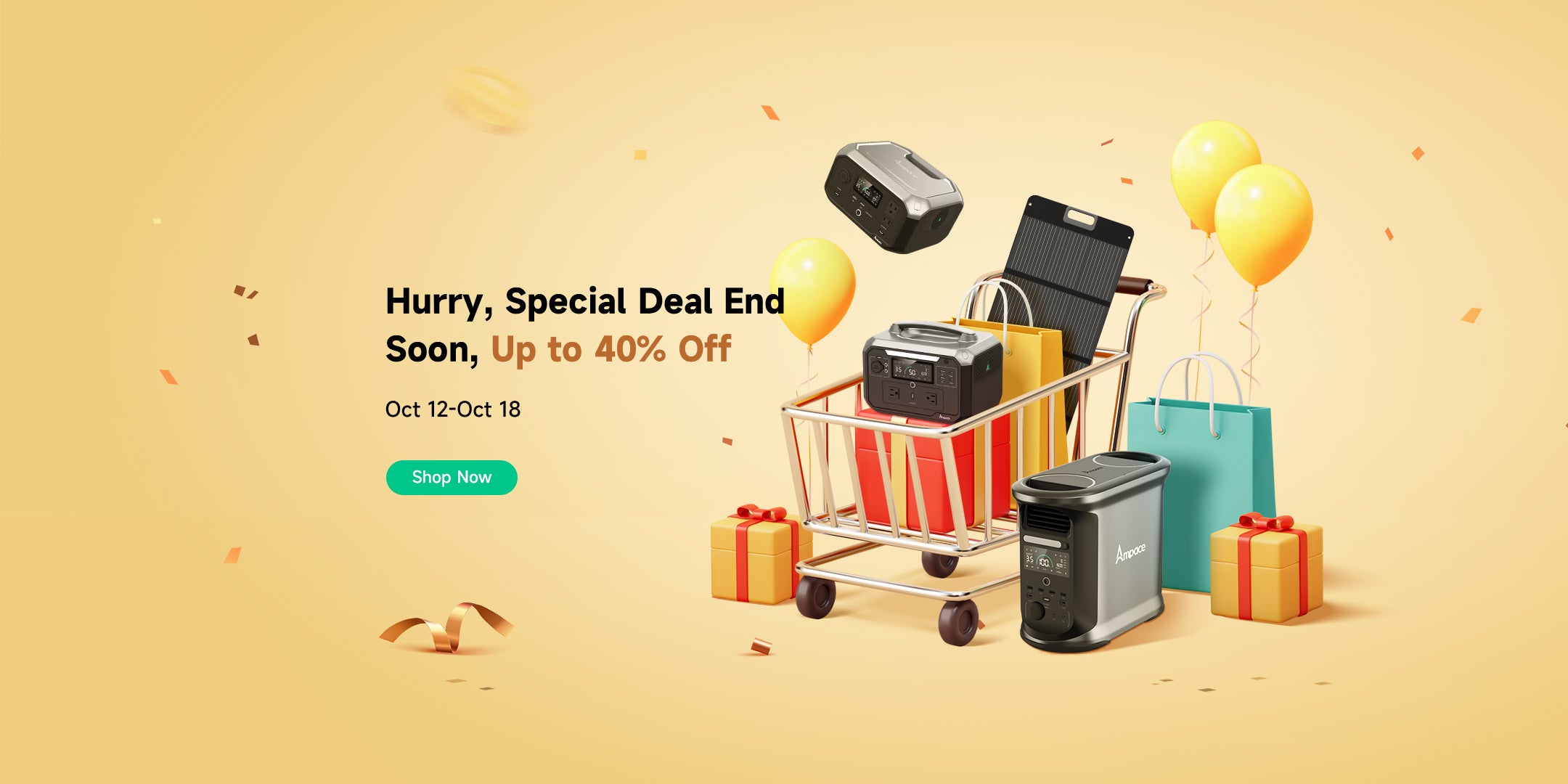 Portable Power Station | Solar Panel | Ampace