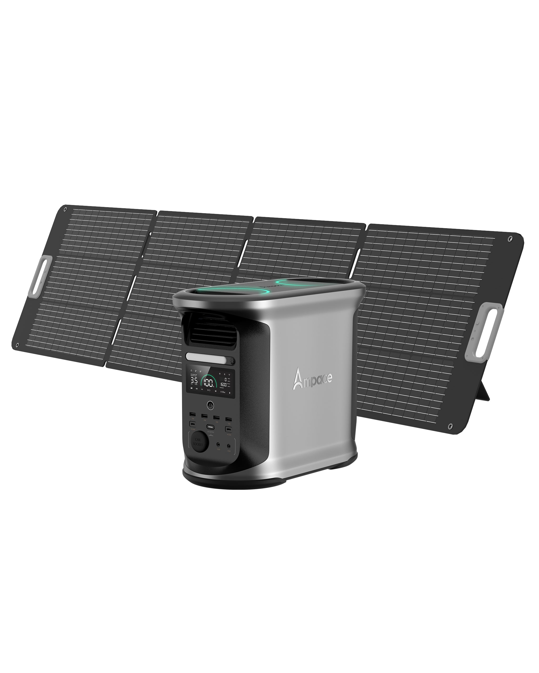 Andes 1500 Portable Solar Power Generator & 200W Solar Panel