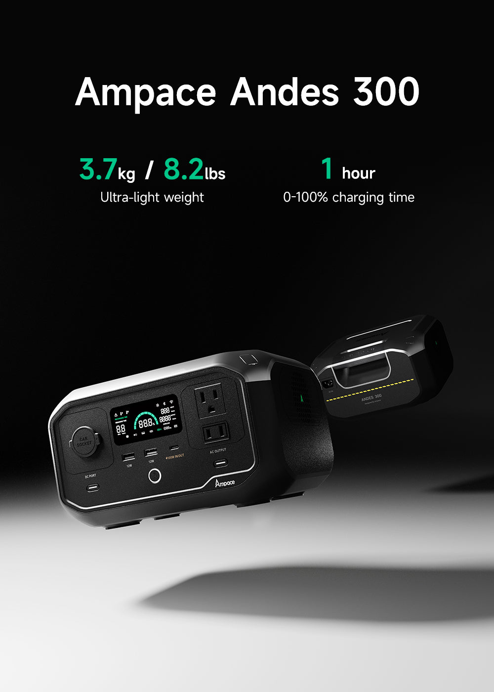 Portable Power Station | Solar Panel | Ampace